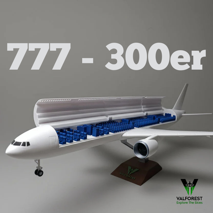 777-300er - style model plane (1/144 scale) – VALFOREST